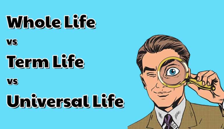 Difference between Term, Universal and Whole Life Insurance [Infographic]